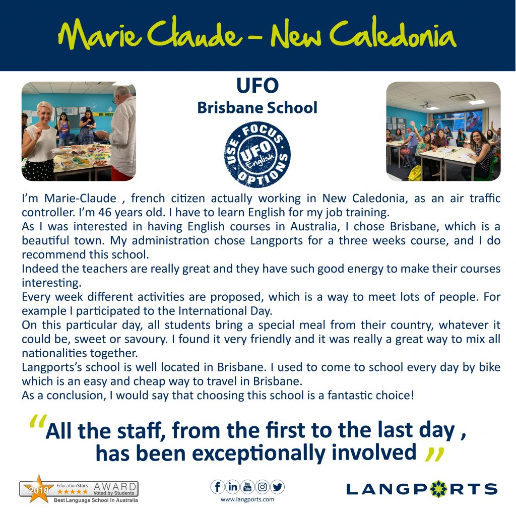 UFO English | General English Courses in Brisbane & Gold Coast