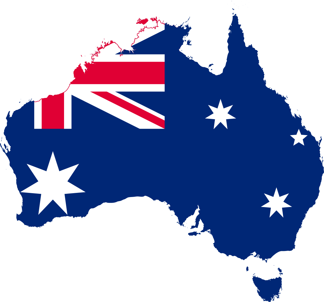 australia-flag-map | Langports